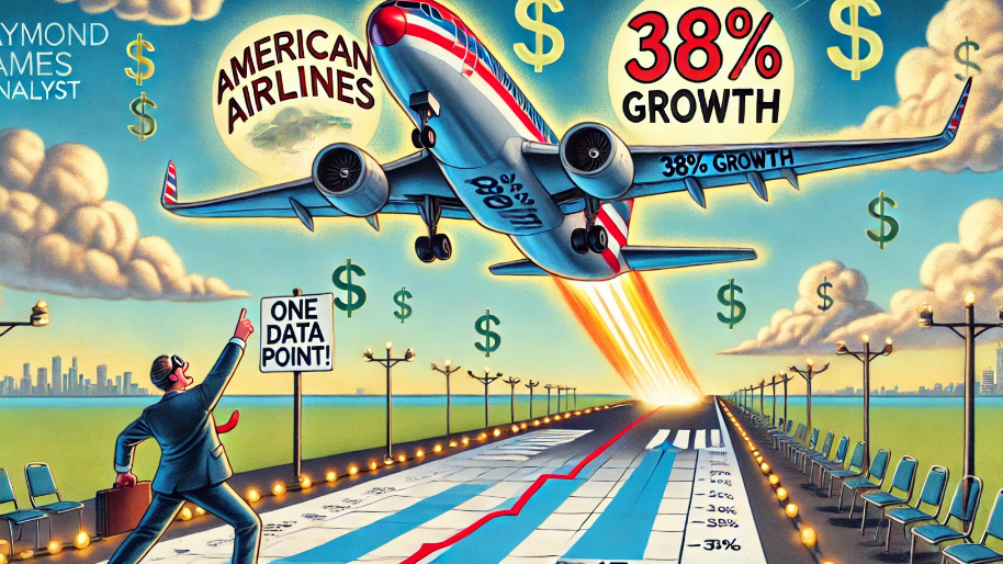 Raymond James Thinks American Airlines Can Soar 38% Based on ONE Data Point