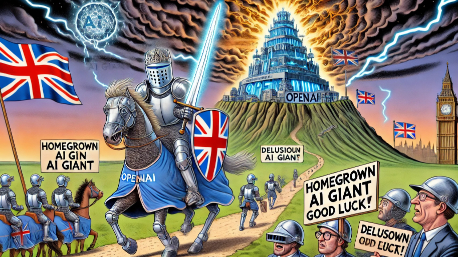 Britain Reveals Ambitious Plan to Build Homegrown AI Giant to Conquer OpenAI–Delusional, Much?