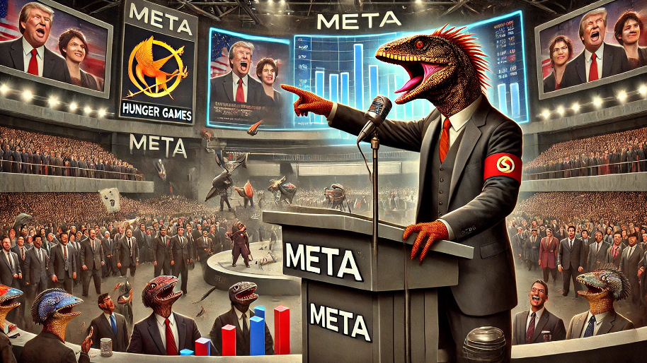 Meta Stock Slides as Zuck Declares 2025 The Hunger Games