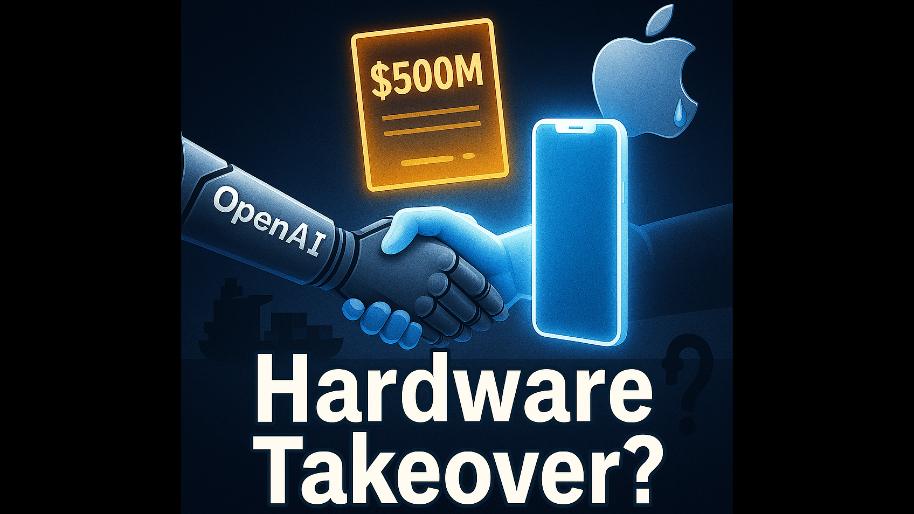 OpenAI Swoons iPhone Creator in $500 Million Hardware Takeover—Apple ...